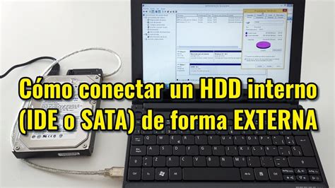 How To Connect A SATA Hard Drive Via USB With An Adapter