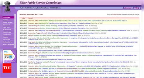 BPSC Th Mains Answer Sheets Released On Bpsc Bih Nic In Download Here Times Of India