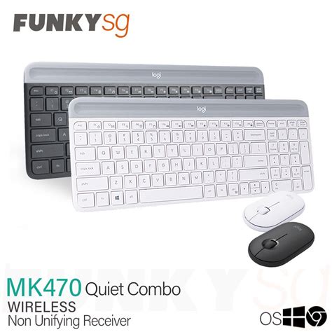 Logitech Wireless Silent Keyboard And Mouse Set MK AUTHENTIC Computers Tech Parts