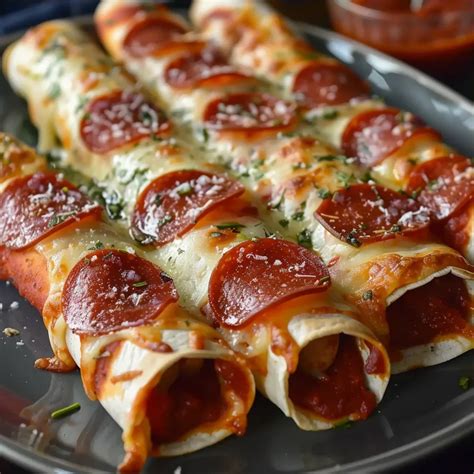 Easy Cheesy Pepperoni Pizza Roll Ups With Low Carb Tortillas