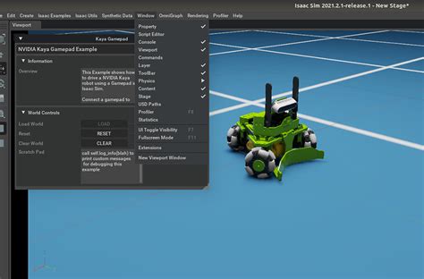 I Cant Find This Menu “visual Scripting” On Isaac Sim Isaac Sim