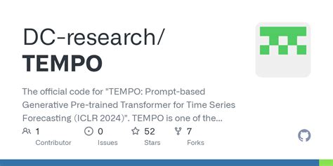 Github Dc Researchtempo The Official Code For Tempo Prompt Based