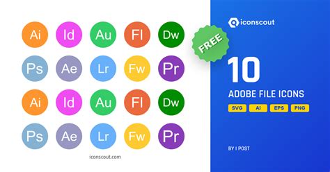 Download Adobe File Icon Pack Available In Svg Png And Icon Fonts