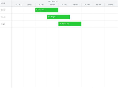 Bryntum Scheduler Web Components Demo