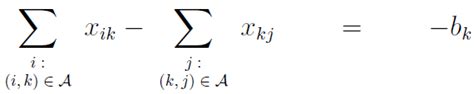 Linear Programming Network Flow Balancing Constraint In R Stack