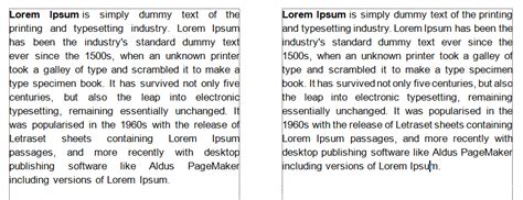 Microsoft Office How To Make Word Justified Like Adobe InDesign Graphic Design Stack