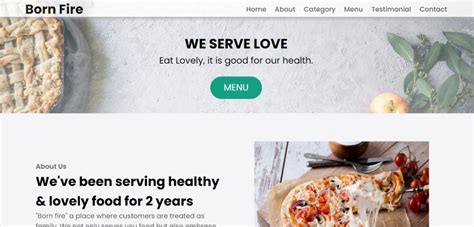 Github Dheeraj Batanebornfire Cafe Website Bornfire Is Cafe In