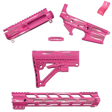 Ar 15 Builder Set Prison Pink Tiger Stripe Camouflage Ffl Required