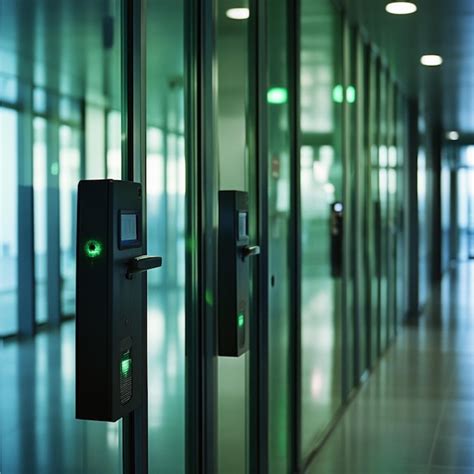 A Biometric System Used In A Highsecurity Facility For Access Control Premium Ai Generated Image