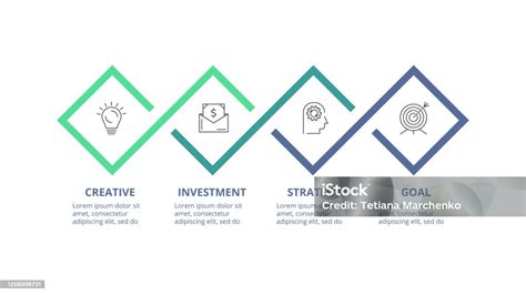추상 인포그래픽 디자인 템플릿입니다 벡터 일러스트레이션 추상 다이어그램은 4단계 옵션 부품 또는 프로세스입니다 0명에 대한 스톡 벡터 아트 및 기타 이미지 Istock