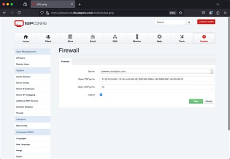 Install And Configure Ispconfig Control Panel On Debian 12 Cloudspinx