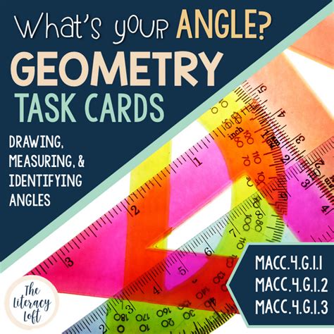 Geometry Task Cards The Literacy Loft