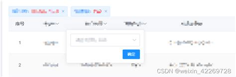 【vue】el Table表头下拉筛选功能vue 表格 下拉框筛选 Csdn博客