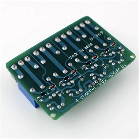 Four Channel V Relay Module Made In India Robozar