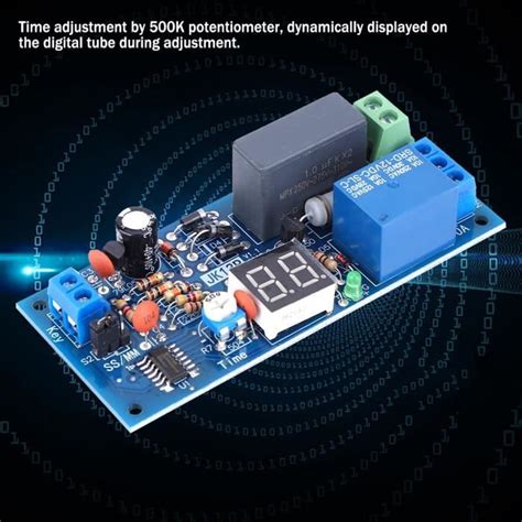 Sal Module De Relais Temporisé Timed Relay Module 220 V Ac 1 99 Seconds1 99 Minutes Time Range