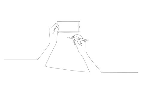 Premium Vector Continuous Line Drawing Of Canvas And Pen For Drawing Vector Illustration