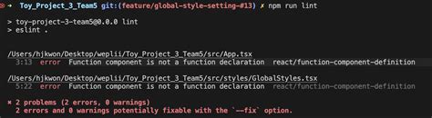 Eslint Error Function Component Is Not A Function Declaration Reactfunction Component