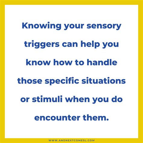 What Are Sensory Triggers An Overview And Next Comes L Hyperlexia