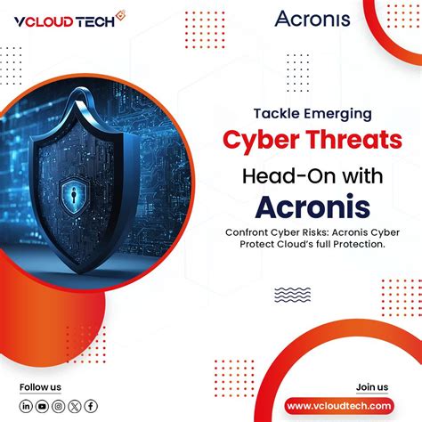 Vcloud Tech On Linkedin Protection Cyberrisks Security Cybersecurity Cyberprotection Acronis…