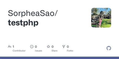GitHub SorpheaSao Testphp