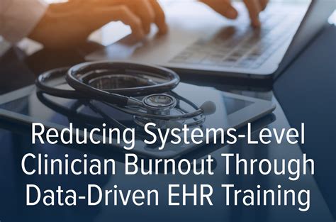 reducing systems level clinician burnout through data driven ehr