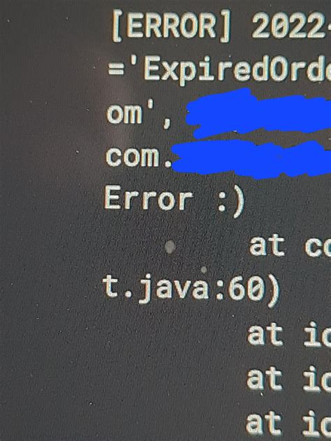 My Life And The Code Errors I Get Have Been Like This Lately R