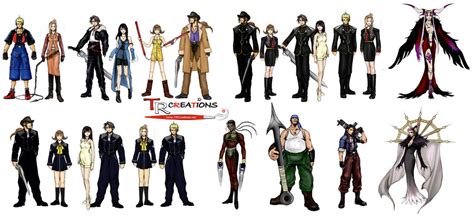Final Fantasy Viii Character Artworks Nomura By Zelu1984 On Deviantart