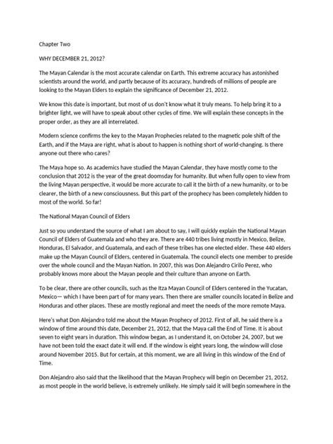 Chapter Two Wps Office Pdf 2012 Phenomenon Maya Civilization