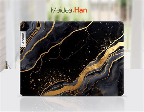 Laptop Skin Protect Lenovo Thinkpad Vinyl Decals Customizable Personalised Marble Texture For
