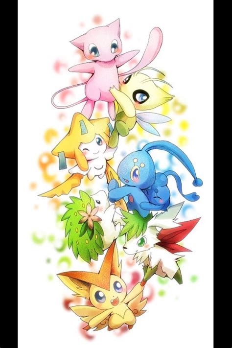 Celebi Mew Jirachi