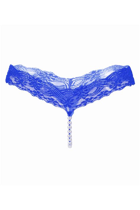 Lace Pearl Crotch Thong Sex City Pearl Thong