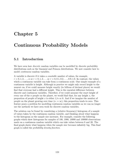 Acc1012 2017 2018 Lecture Notes Chapter 5 Continuous Probability