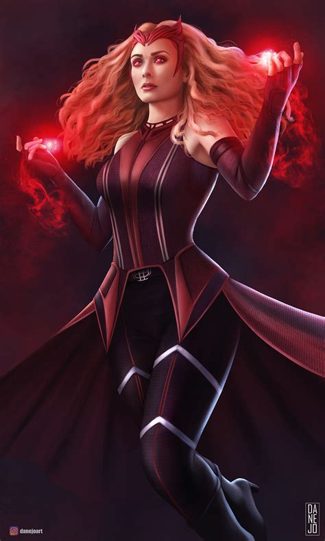 Scarlet Witch By Danejoart On Deviantart