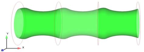 wave shape from 3 d simulation interface waves of three consecutive