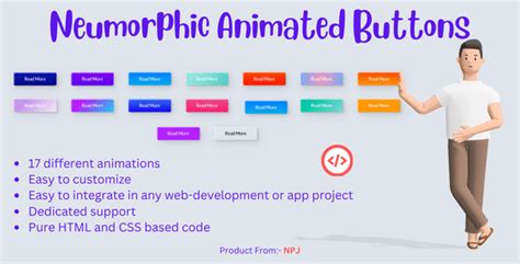 Animated Button Plugins Code And Scripts Codecanyon