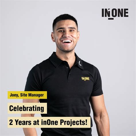 Inone Projects On Linkedin Heres To More Milestones And Success With Joey On Our Team 🙌 His…