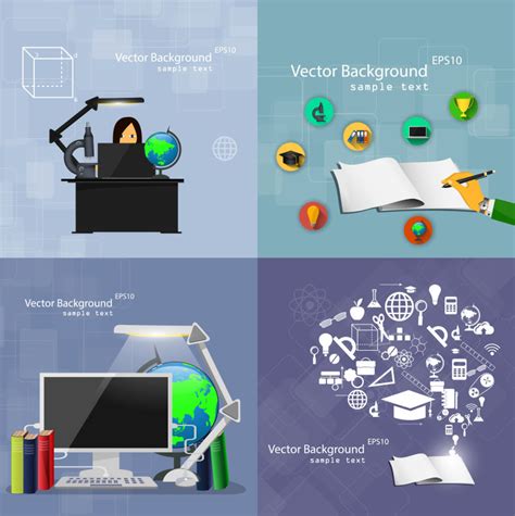 教育概念矢量图图片 教育概念平面设计矢量插图素材 高清图片 摄影照片 寻图免费打包下载