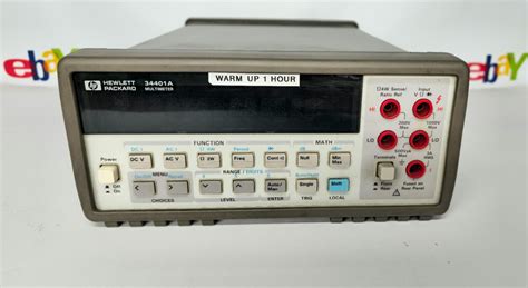 Hp Agilent 34401a Digital Multimeter 6½ Digit Ebay