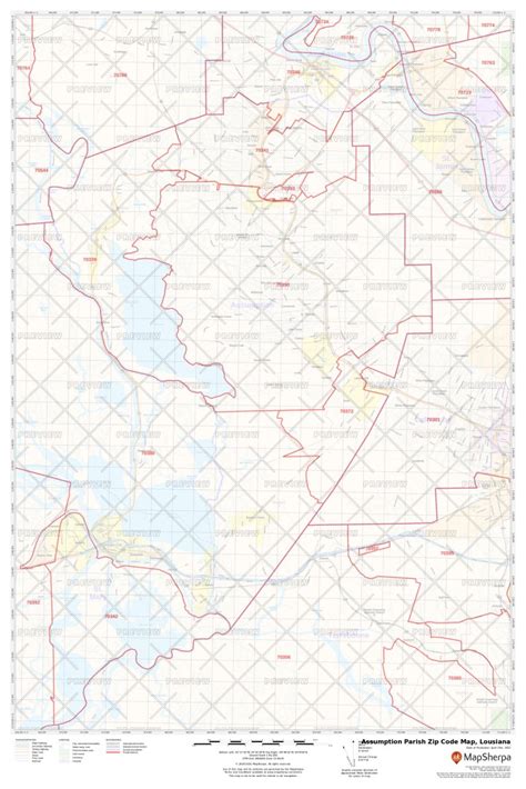Assumption Parish Zip Code Map Louisiana Mapsofworld