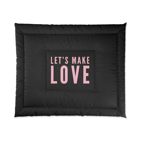 Lets Make Love Comforter Sex Blanket Etsy