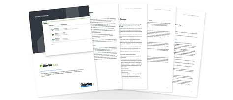 Security Position Objective Build Objective Corporation