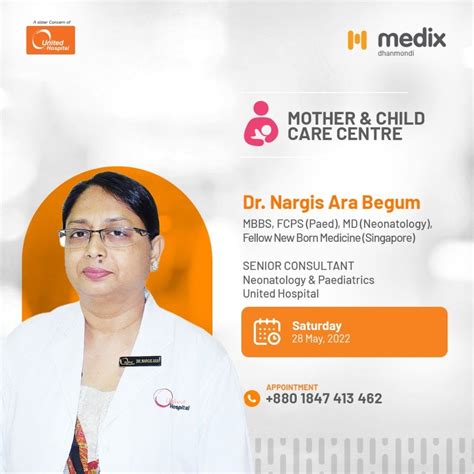 United Hospital Limited On Linkedin Dr Nargis Ara Begum Senior