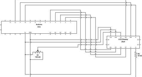 Arduino Uno 20x4 Lcd Shows Alternating Blank Lines Arduino Stack