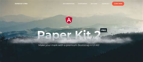 Paper Kit 2 Pro Angular With Bootstrap 4 Ui Kit Angular Template