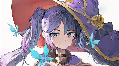 Mona The Hot Witch Playing With Cards Genshin Impact K Wallpaper Download