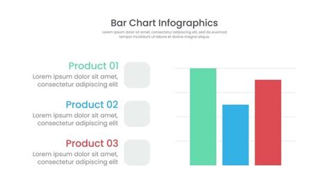Premium Vector Three Bar Chart Infographic Template Design