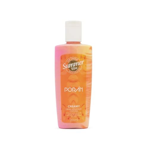 Creme Hidratante Corporal Creamy Summer Vibe 200ml Poran Pr513