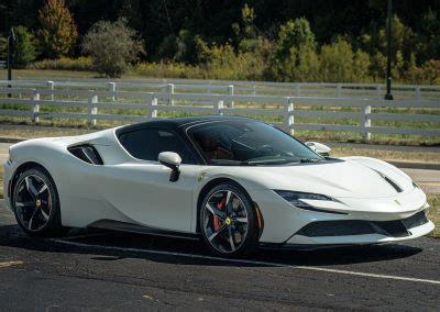 Ferrari Sf90 Stealth White Esoteric