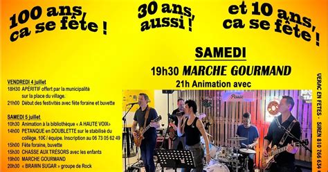 Vérac Fête Locale 2025 Date Horaires Programme Tarifs