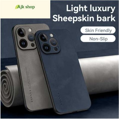 Jual Casing Kulit Luxury Untuk Iphone Pro Max Xr Penutup Ponsel Tahan Guncangan